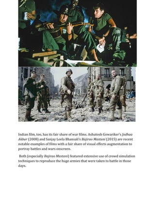 Use Of VFX In War Scenes In Movies | PDF