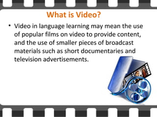 Use of video in the esl classroom | PPT