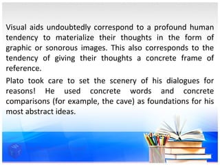 Use of visuals in education | PPT
