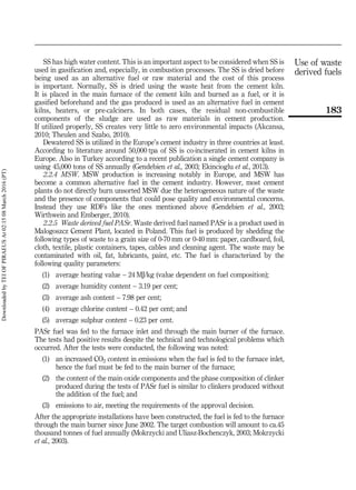 Use of waste derived fuels in Cement industry.pdf