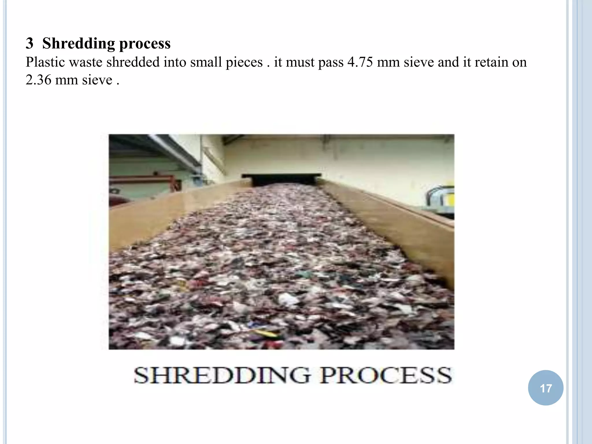 Use of waste plastic in road construction | PPTX