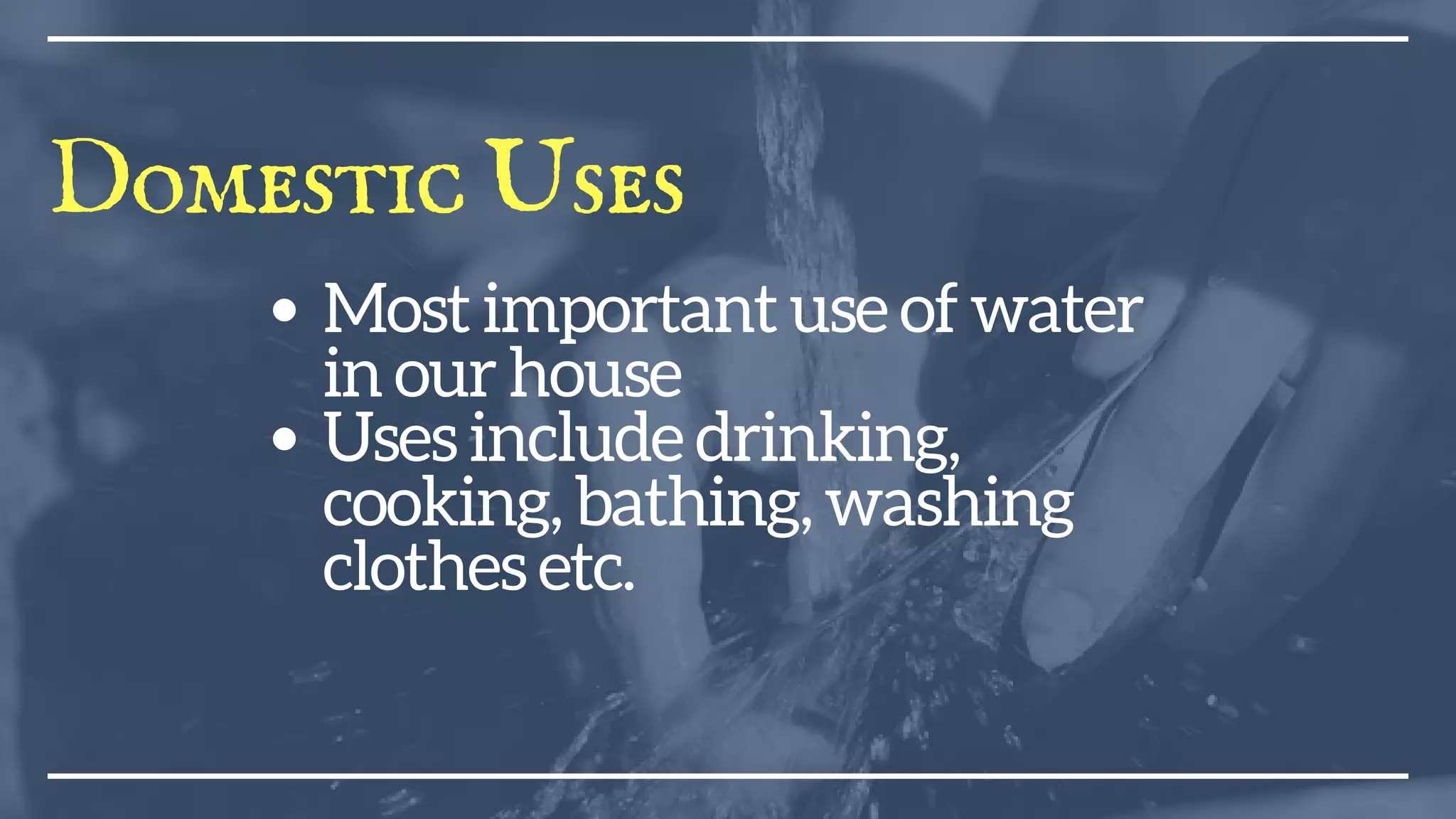 Different Uses of Water in India | PDF | Chemistry | Science