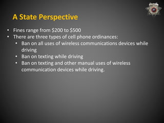 Use of Wireless Communication Devices While Driving | PPT