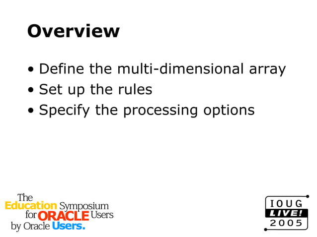 Use Oracle 10g Sql Modeling To Perform Complex Calculations | PPT