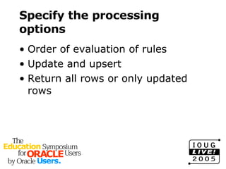Use Oracle 10g Sql Modeling To Perform Complex Calculations | PPT