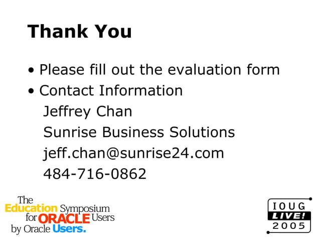 Use Oracle 10g Sql Modeling To Perform Complex Calculations | PPT Use Oracle 10g Sql Modeling To Perform Complex Calculations | PPT