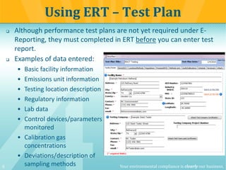 US EPA's Electronic Reporting Tool and Compliance and Emissions Data ...