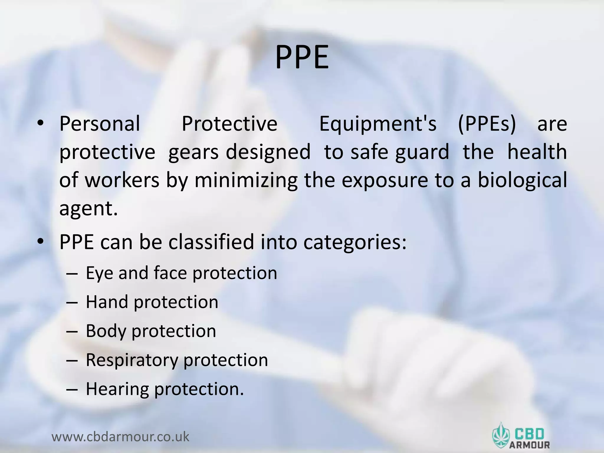 Respiratory Protective Equipment | PPTX