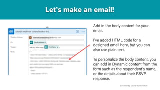 Use Power Automate to Create a Simple RSVP System | PDF
