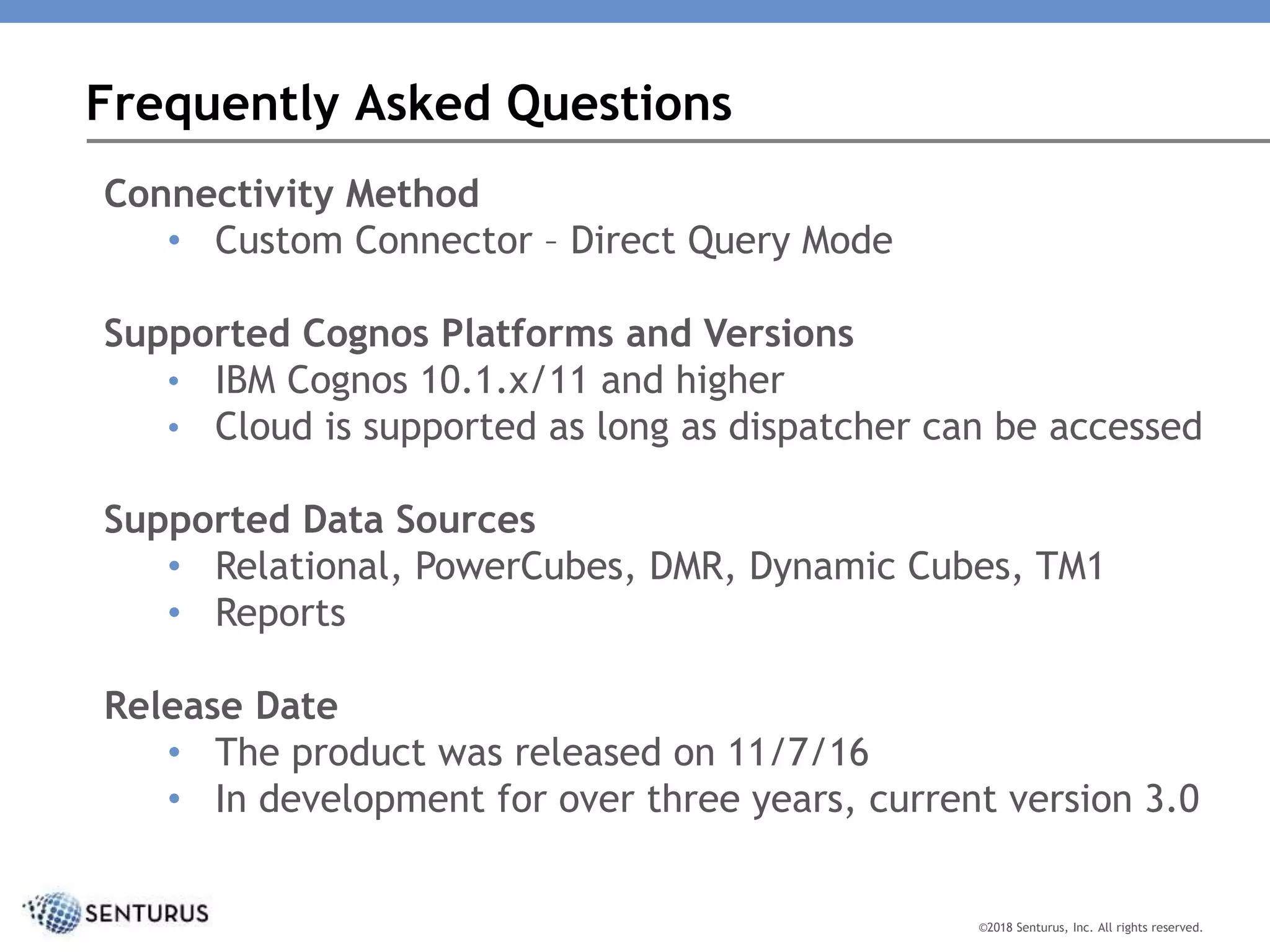 Connect Power BI & Tableau to Cognos Data | PPTX