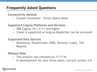 Connect Power BI & Tableau to Cognos Data | PPTX