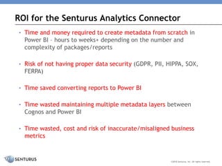 Connect Power BI & Tableau to Cognos Data | PPTX