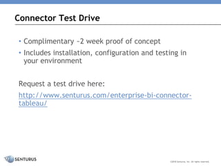 Connect Power BI & Tableau to Cognos Data | PPTX