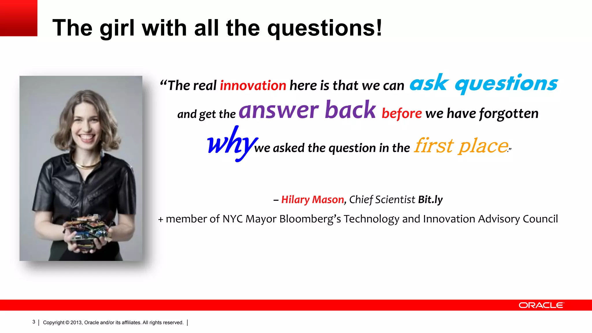 User 2013-oracle-big-data-analytics-1971985 | PPT