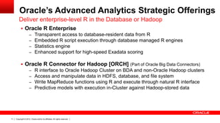 User 2013-oracle-big-data-analytics-1971985 | PPT