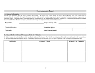 User acceptance-report | DOC