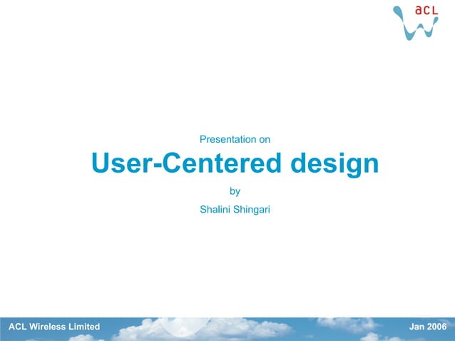 User centered Design | PPT
