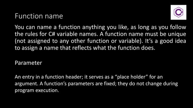 Computer Programming User Defined Function 1 Pptx