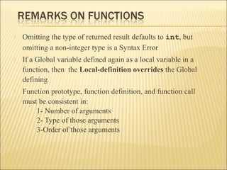 User defined functions | PPT