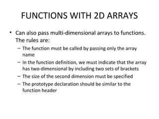 User defined functions in C programmig | PPT