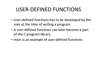 User_Defined_Functions_ppt_slideshare. | PDF