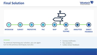User-Driven Development: The Art of Creating a Software Product - Velvetech | PPT