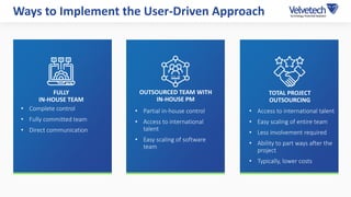 User-Driven Development: The Art of Creating a Software Product - Velvetech | PPT