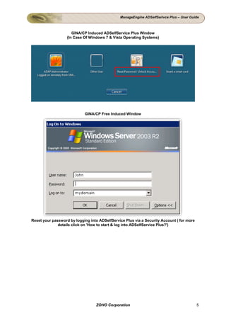ADSelfService User guide | PDF