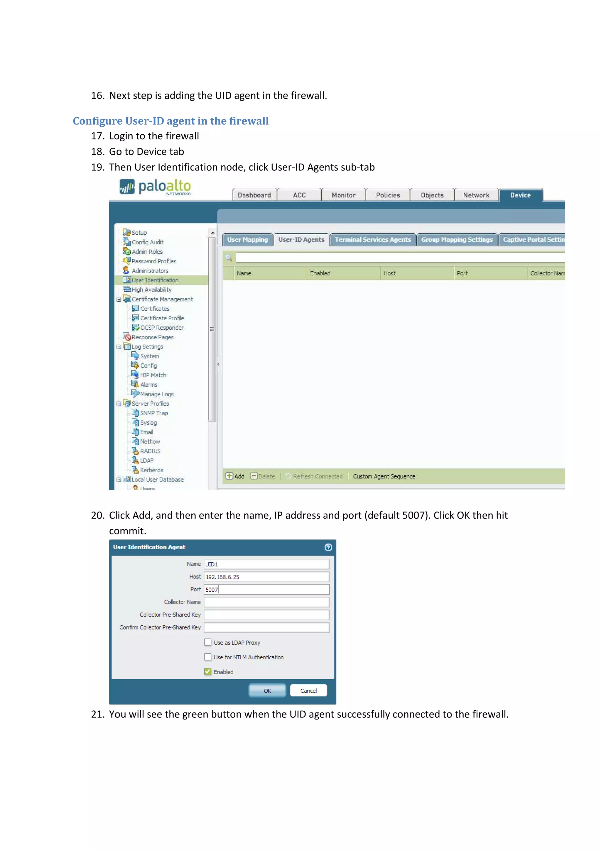 User id installation and configuration | PDF