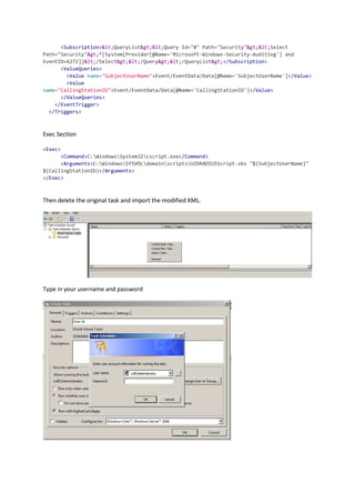 User id installation and configuration | PDF