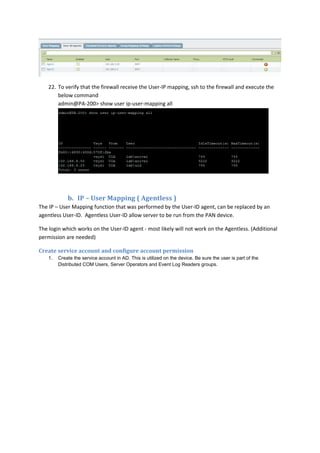 User id installation and configuration | PDF