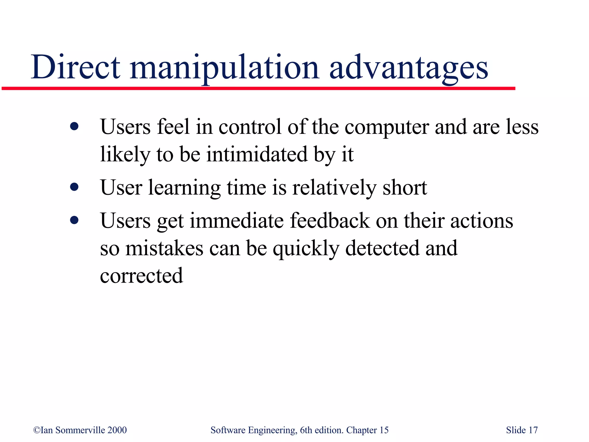 User Interface Design in Software Engineering SE15 | PPT
