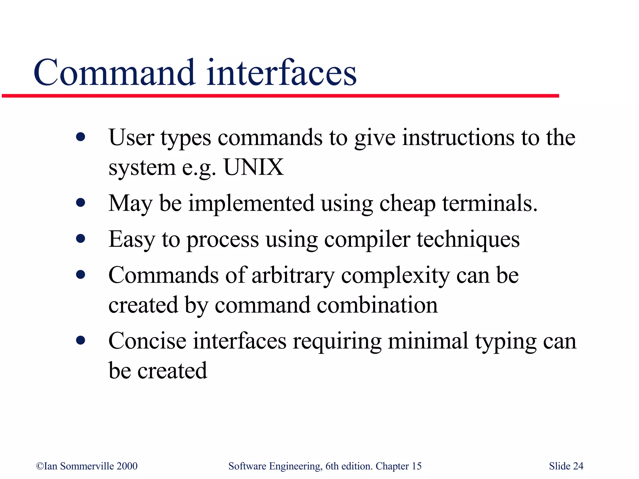 User Interface Design in Software Engineering SE15 | PPT