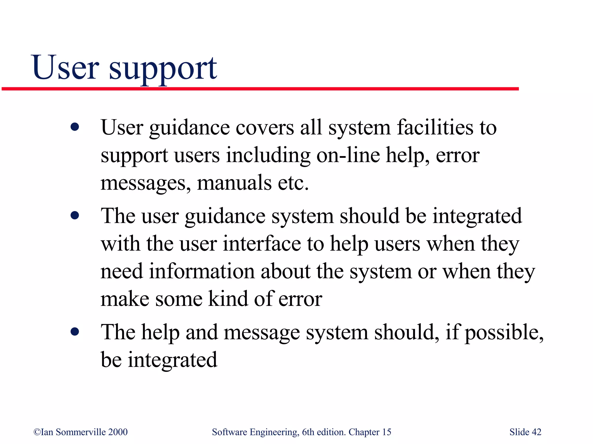 User Interface Design in Software Engineering SE15 | PPT | Operating ...