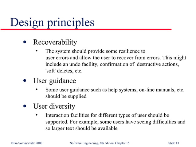 User Interface Design in Software Engineering SE15 | PPT | Operating ...