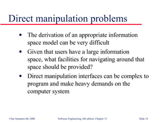 User Interface Design in Software Engineering SE15 | PPT
