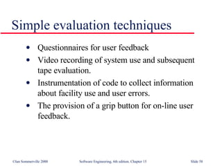 User Interface Design in Software Engineering SE15 | PPT