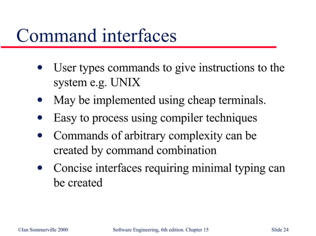 User Interface Design in Software Engineering SE15 | PPT