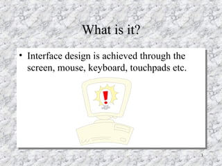 User Interface Design | PPT