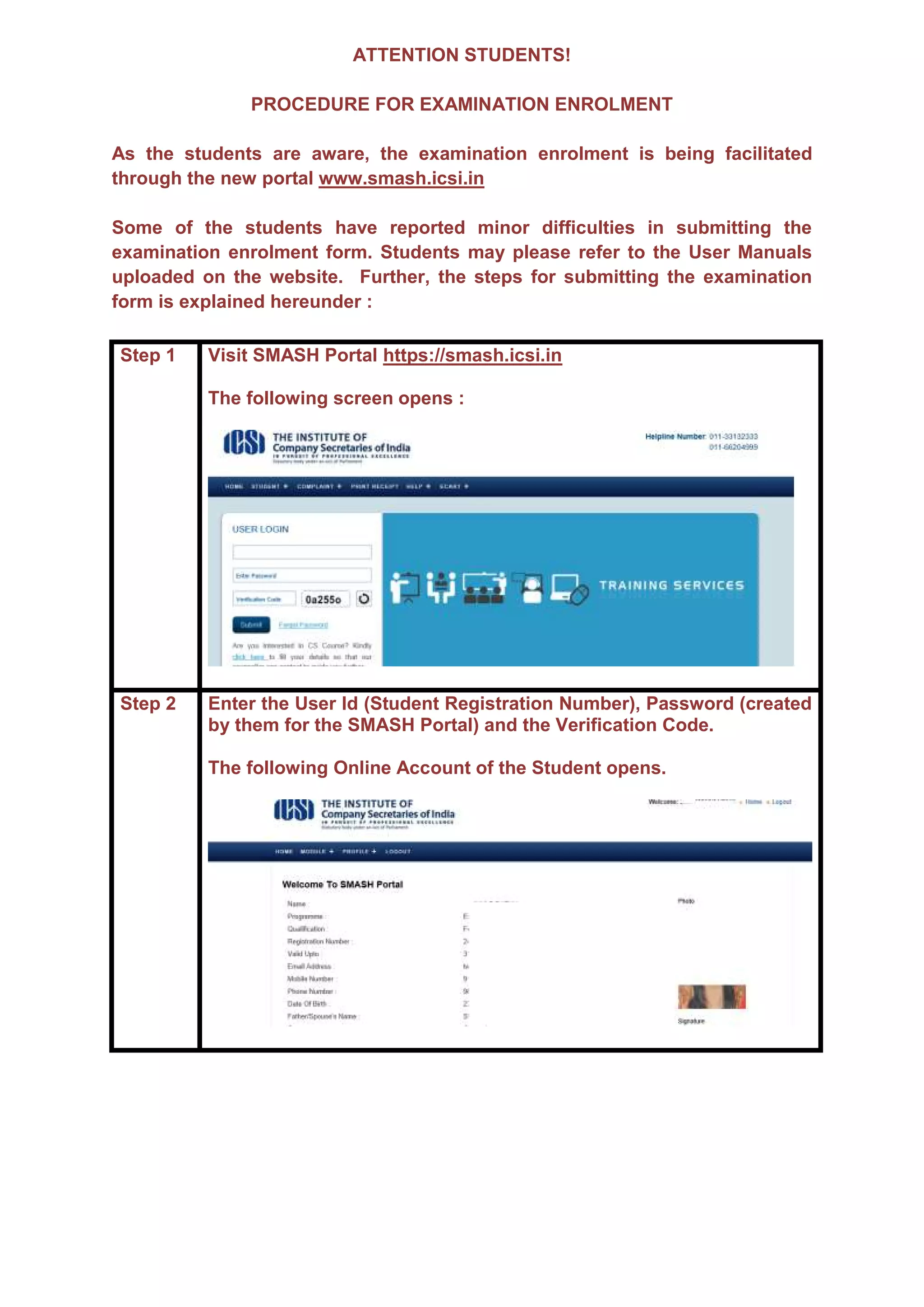 CS User manual-for-enrollment | PDF