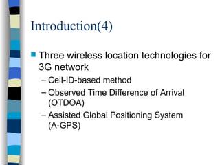 User mobility and location management | PPT