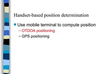 User mobility and location management | PPT