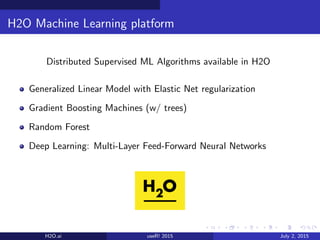 h2oensemble with Erin Ledell at useR! Aalborg | PDF | Programming Languages | Computing