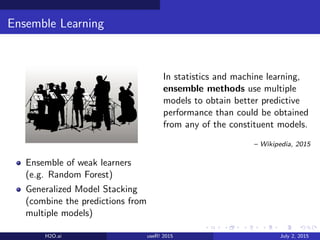 h2oensemble with Erin Ledell at useR! Aalborg | PDF | Programming Languages | Computing