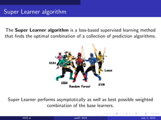 h2oensemble with Erin Ledell at useR! Aalborg | PDF | Programming ...