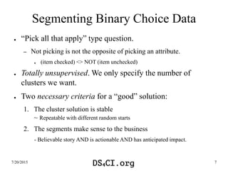 Customer Segmentation with R - Deep Dive into flexclust | PPT