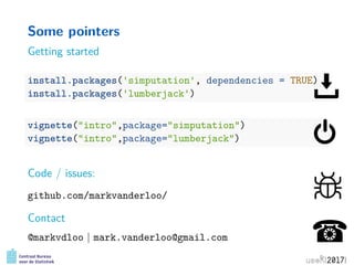Easy imputation with the simputation package | PPT