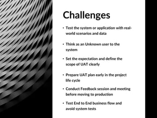 User Acceptance Testing- Evaluate Your System's Compliance | PPTX