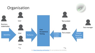 User acceptance testing checklist (uat) | PPTX