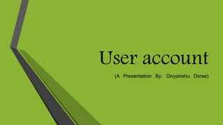 User account (Windows) | PPTX